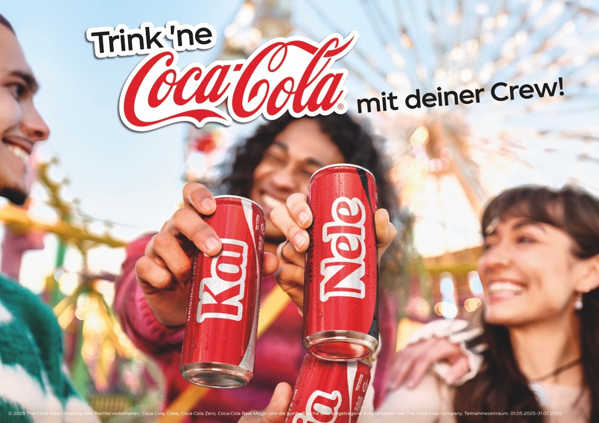 Presseinformation: Neuauflage der beliebten Coca-Cola „Share a Coke“-Kampagne 2025 | Presseportal